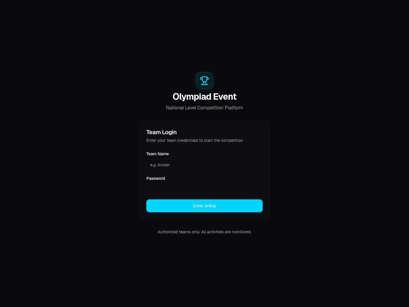 Olympiad Event Platform