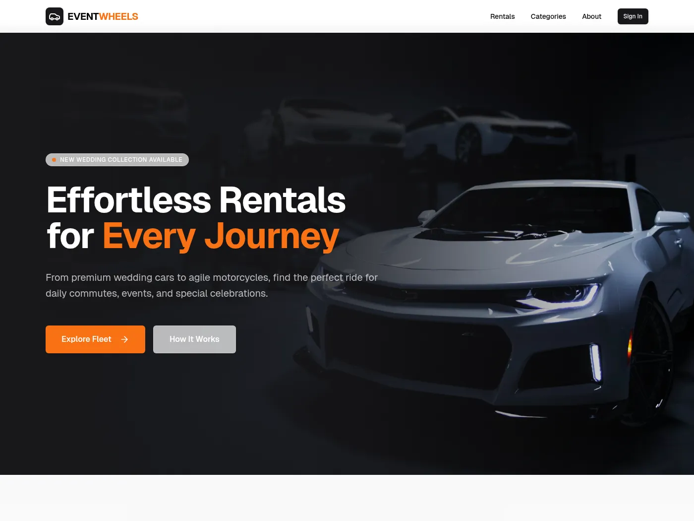 Event Wheels Platform