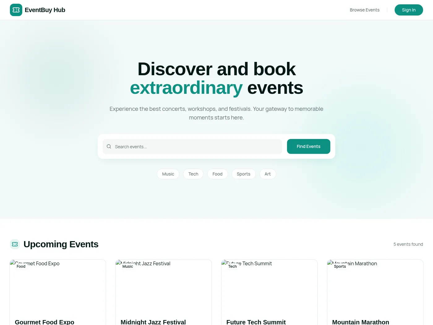 EventBuy Hub
