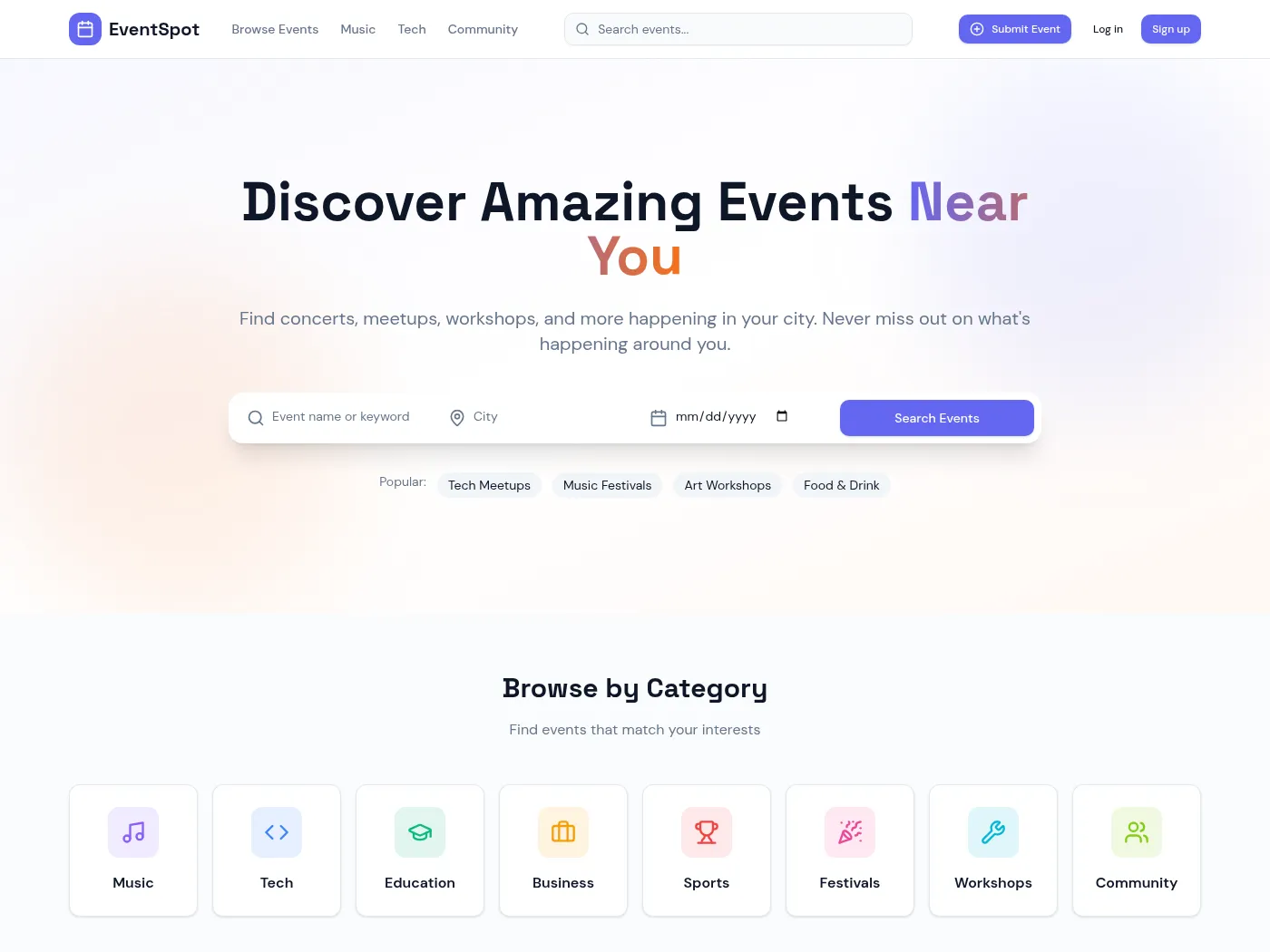 Eventify Discovery Platform