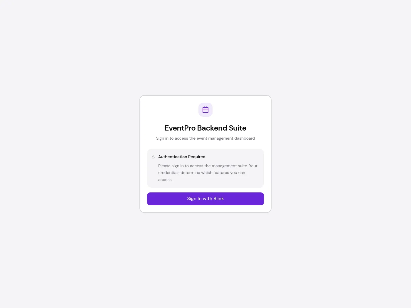 EventPro Backend Suite