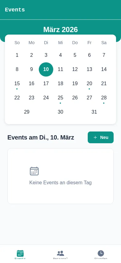 EventStaff Manager