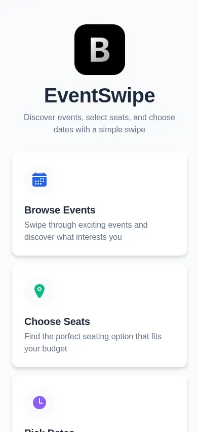 EventSwipe Expo App