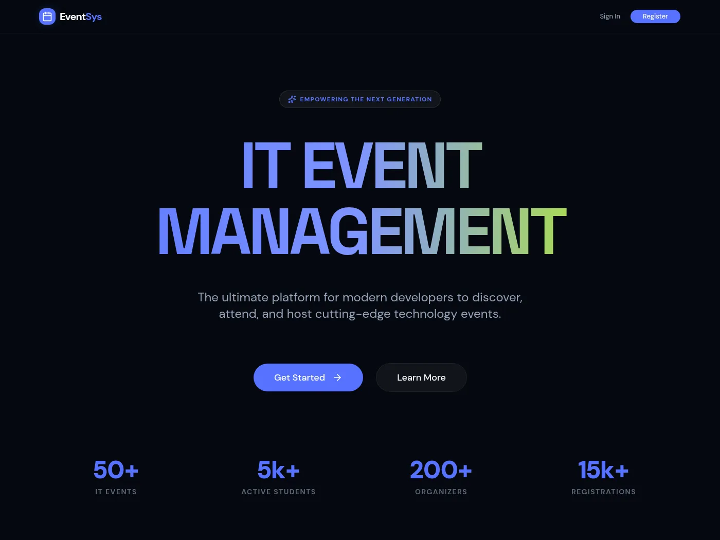 EventSys Portal