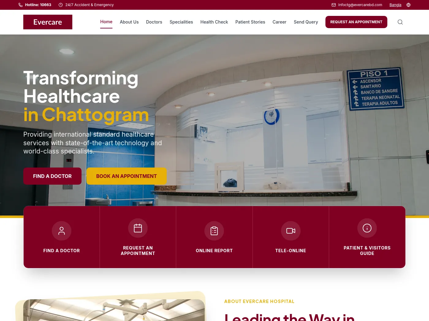 Evercare BD Web Clone