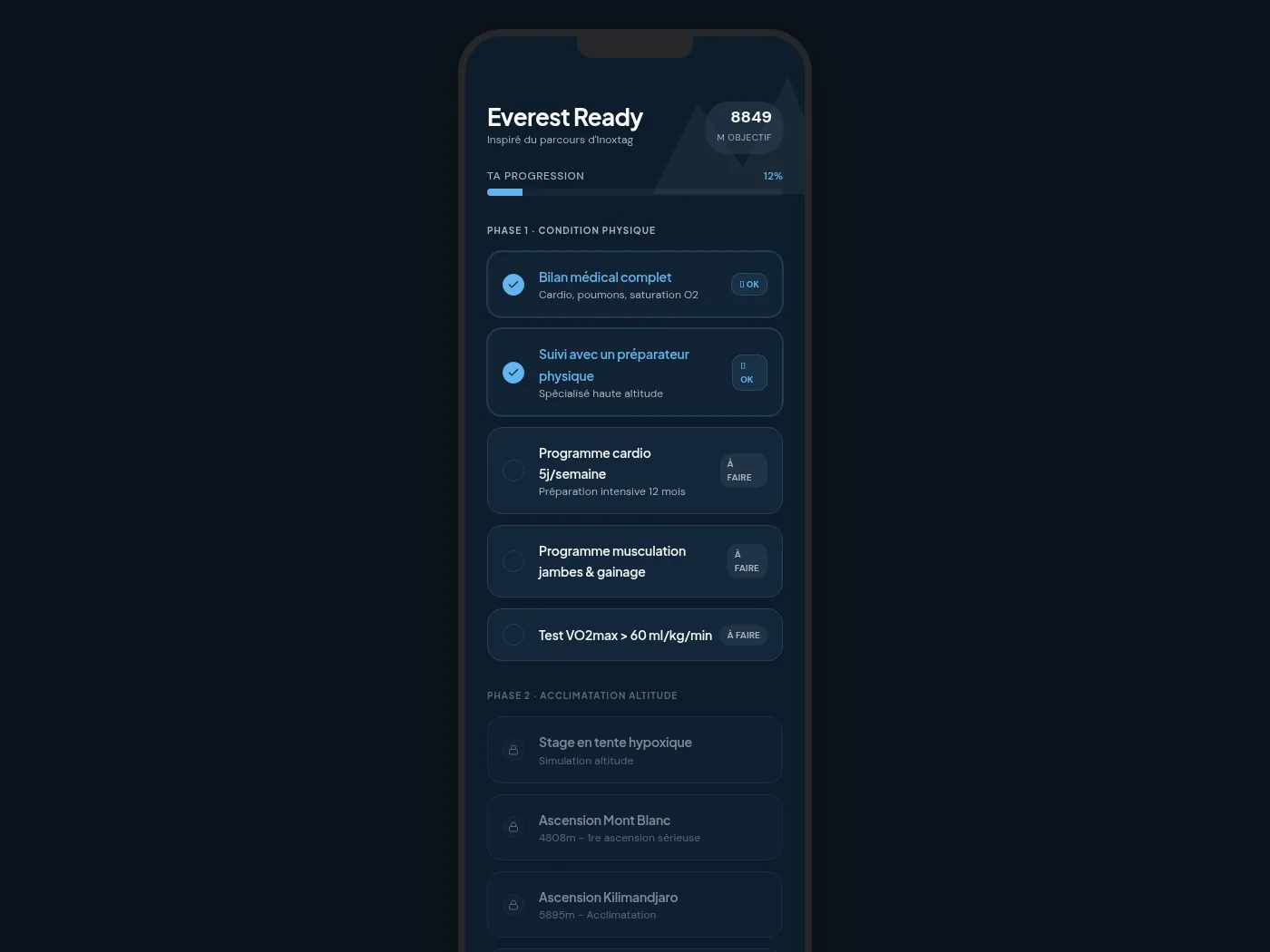 Everest Ready Checklist App