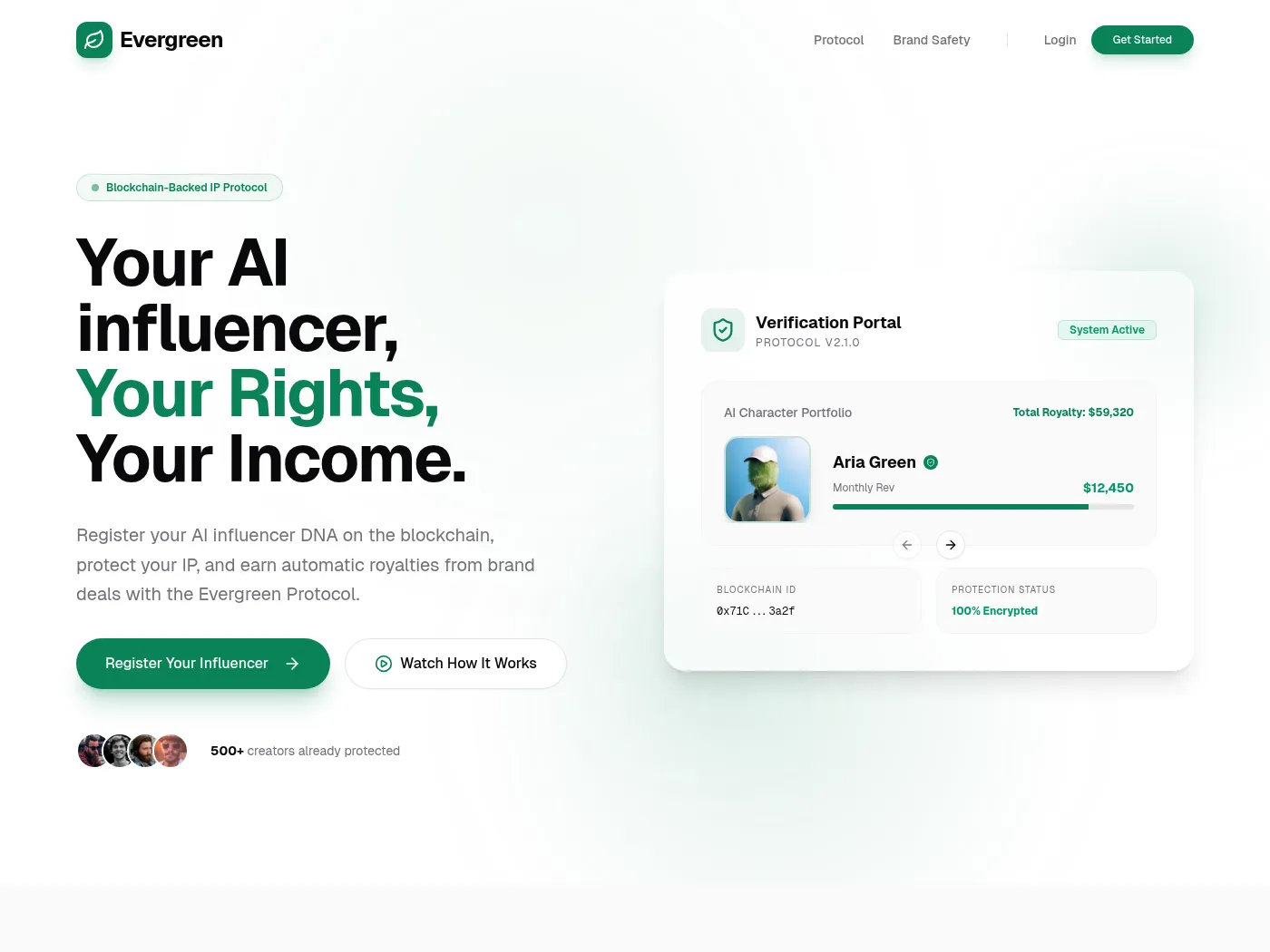 Evergreen SaaS Landing Page