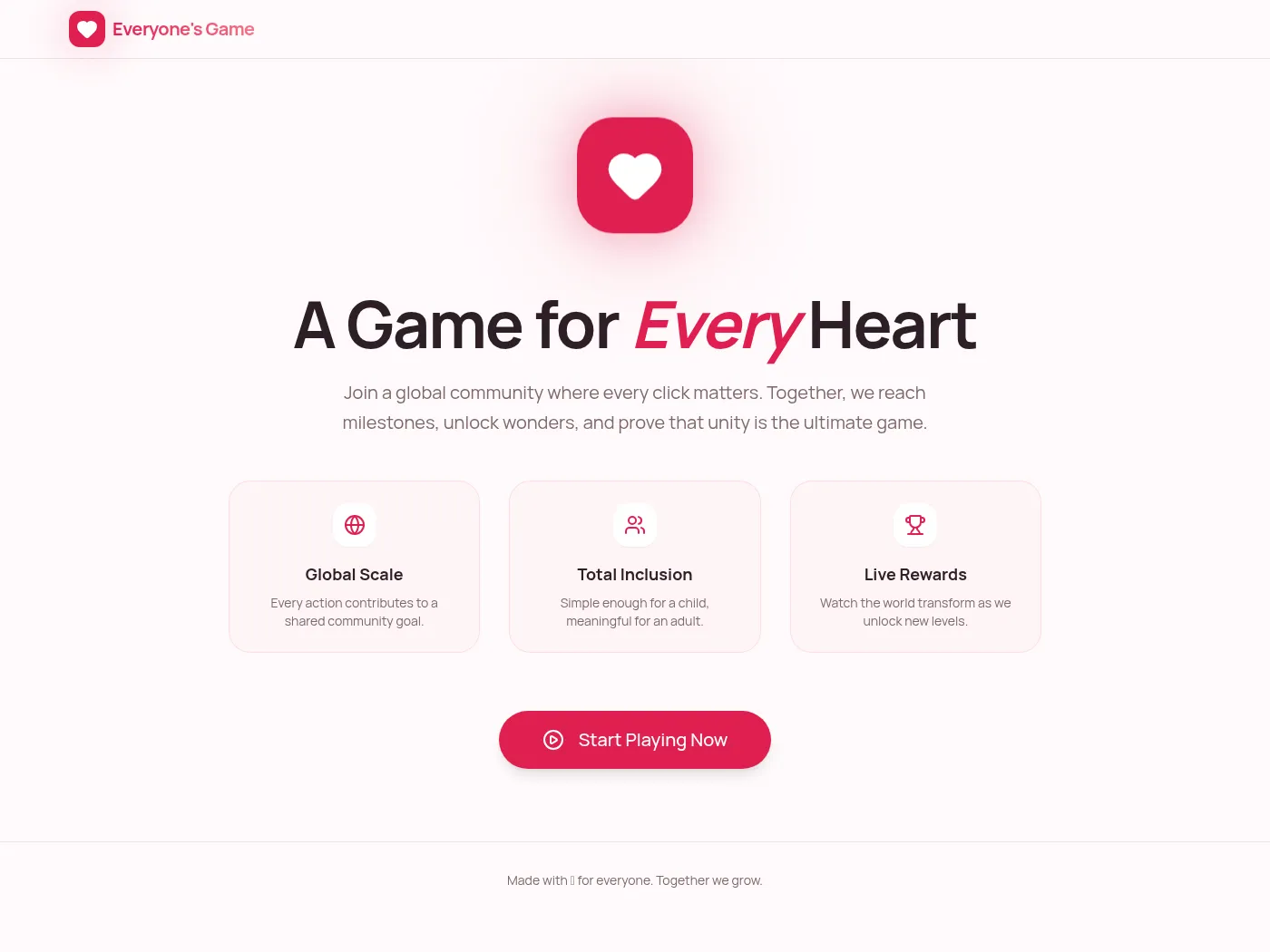 Everyone's Game