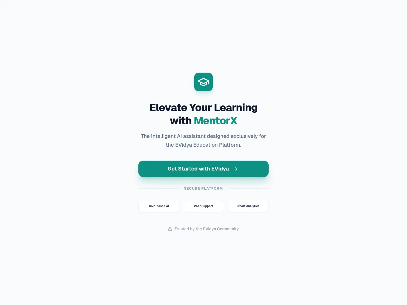 EVidya MentorX Assistant