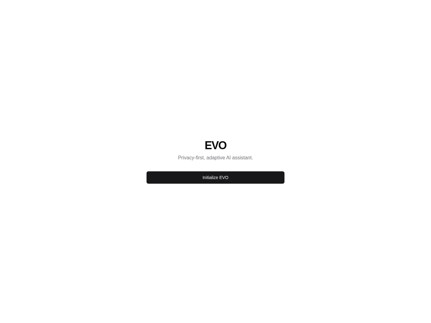 EVO Personal AI Assistant