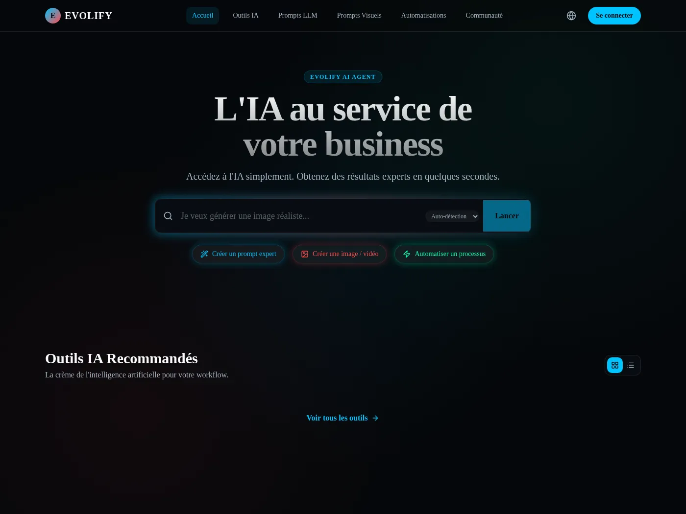 Evolify Smart Agent Site