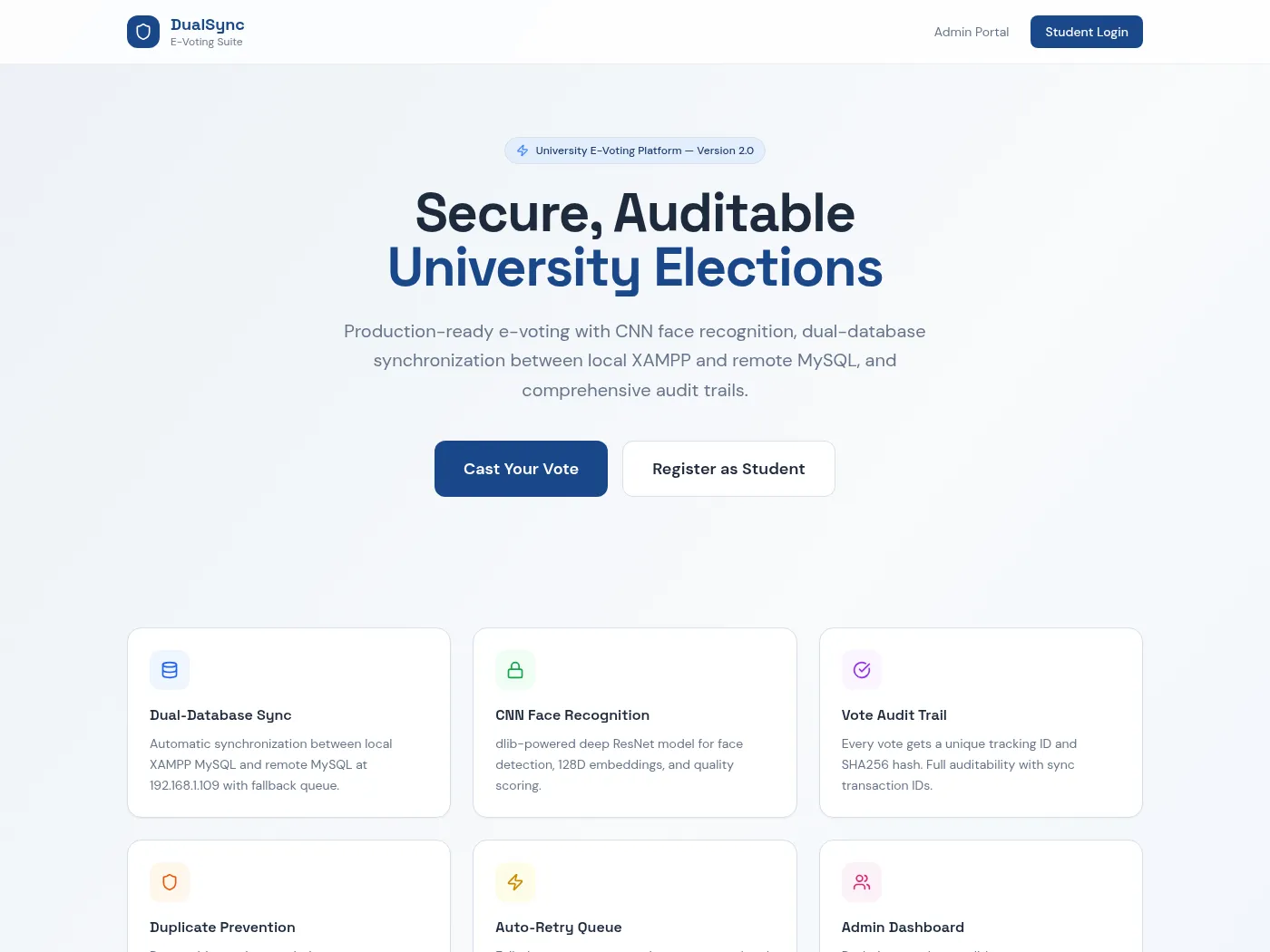DualSync E-Voting Suite