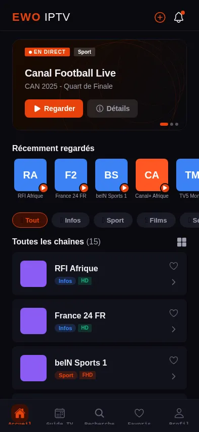 Ewo IPTV Player