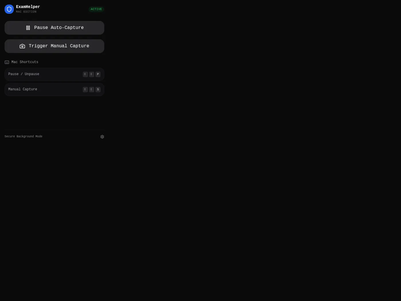 ExamHelper Mac Overlay