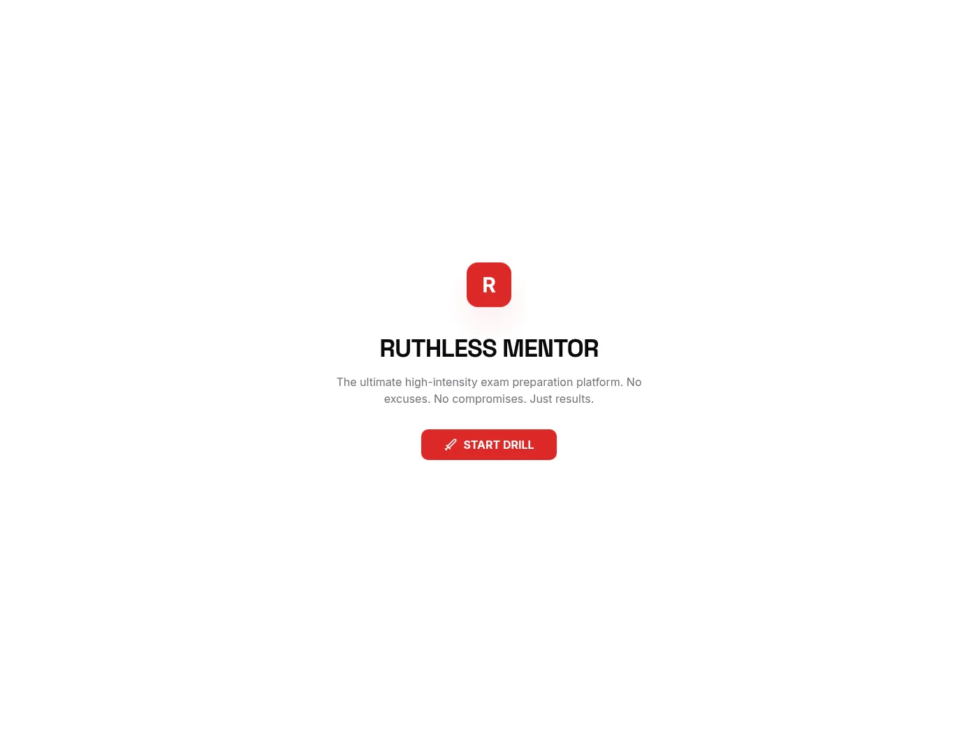 Ruthless Exam Mentor