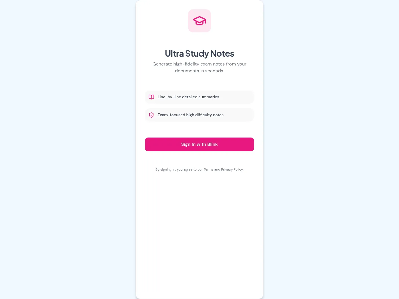 Ultra Exam Study Notes