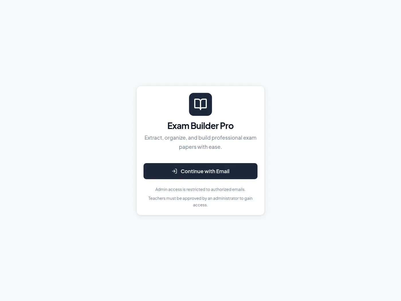 Exam Paper Builder Pro