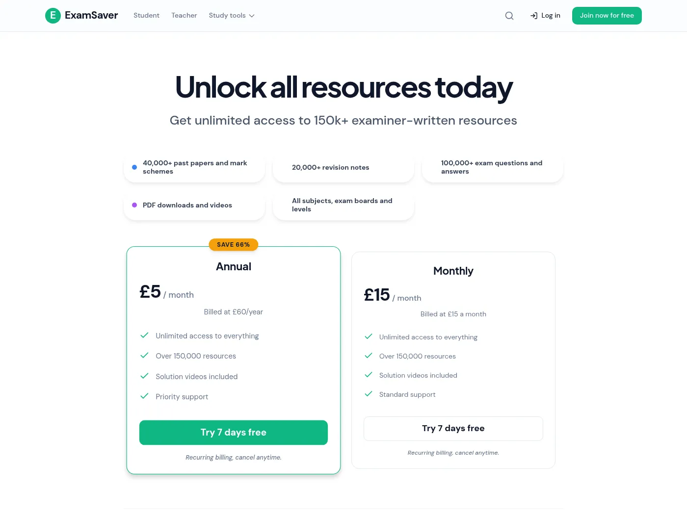 ExamSaver Platform