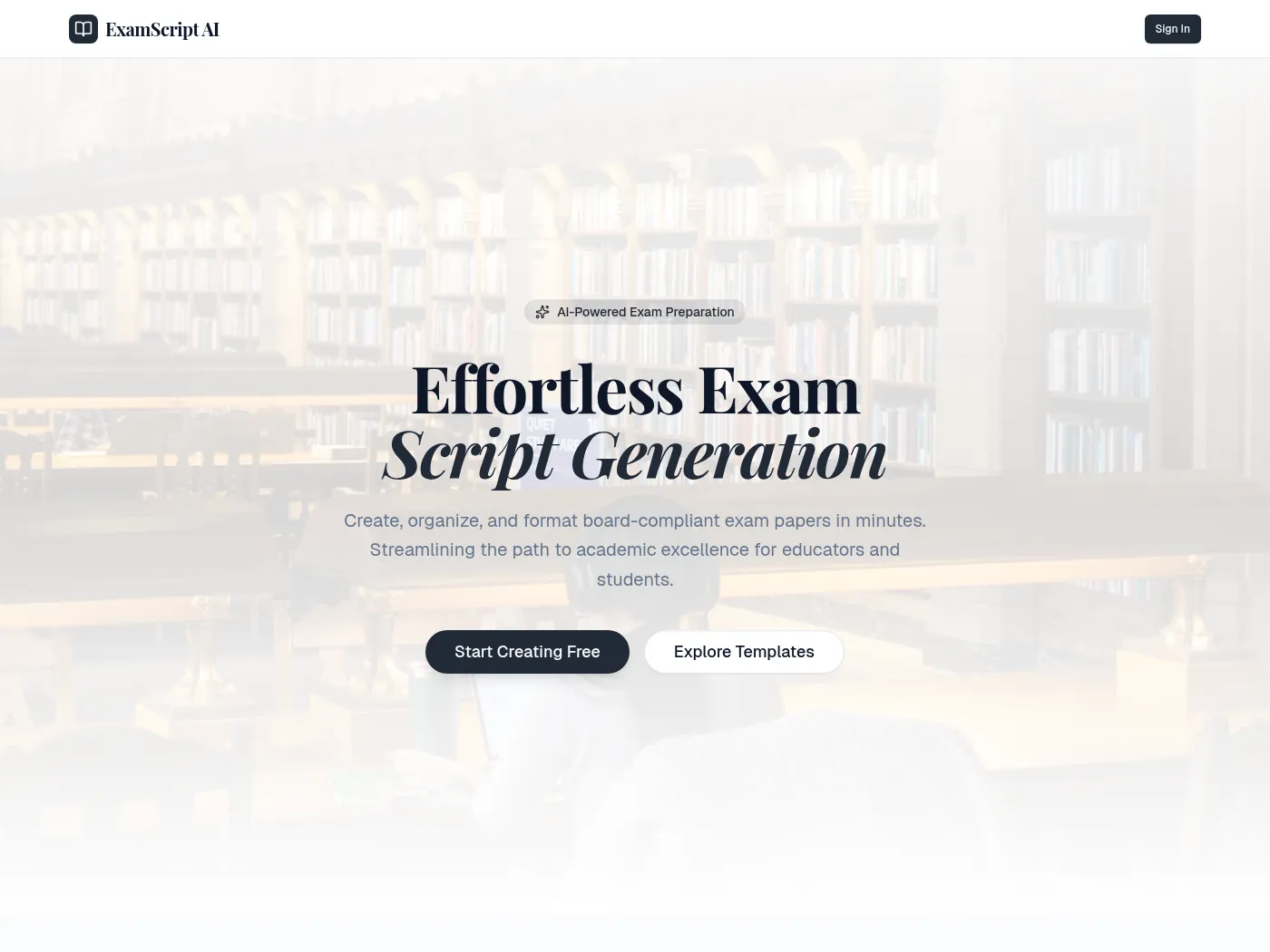 Exam Script Generator