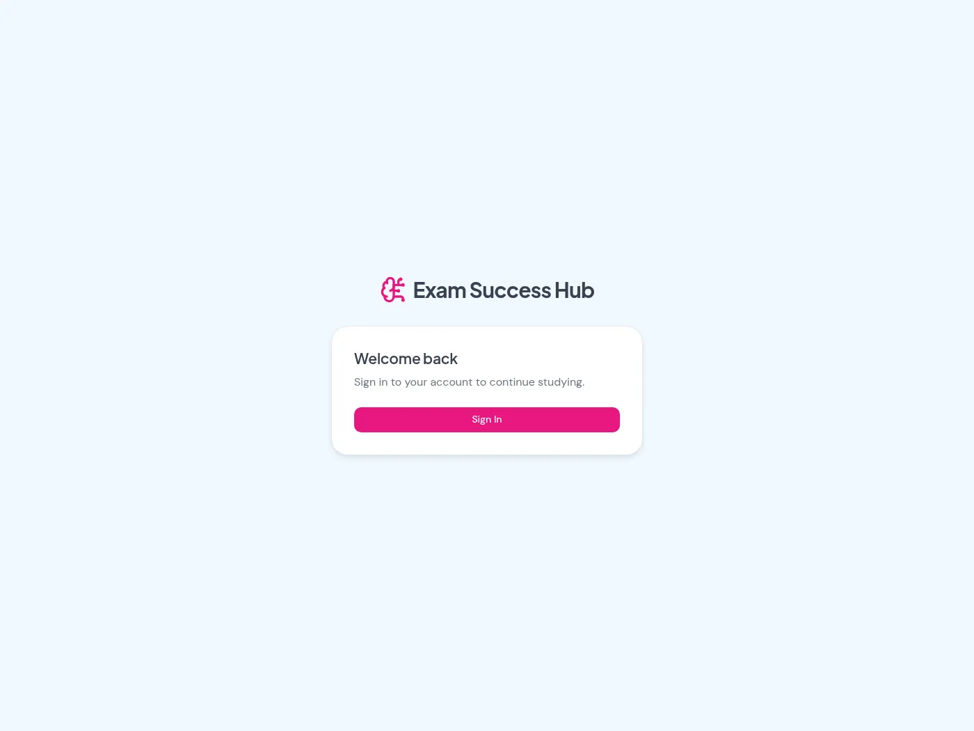 Exam Success Hub
