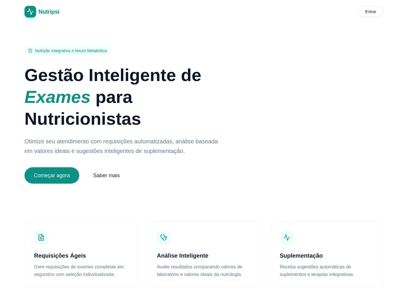 Nutripsi Exames Inteligentes
