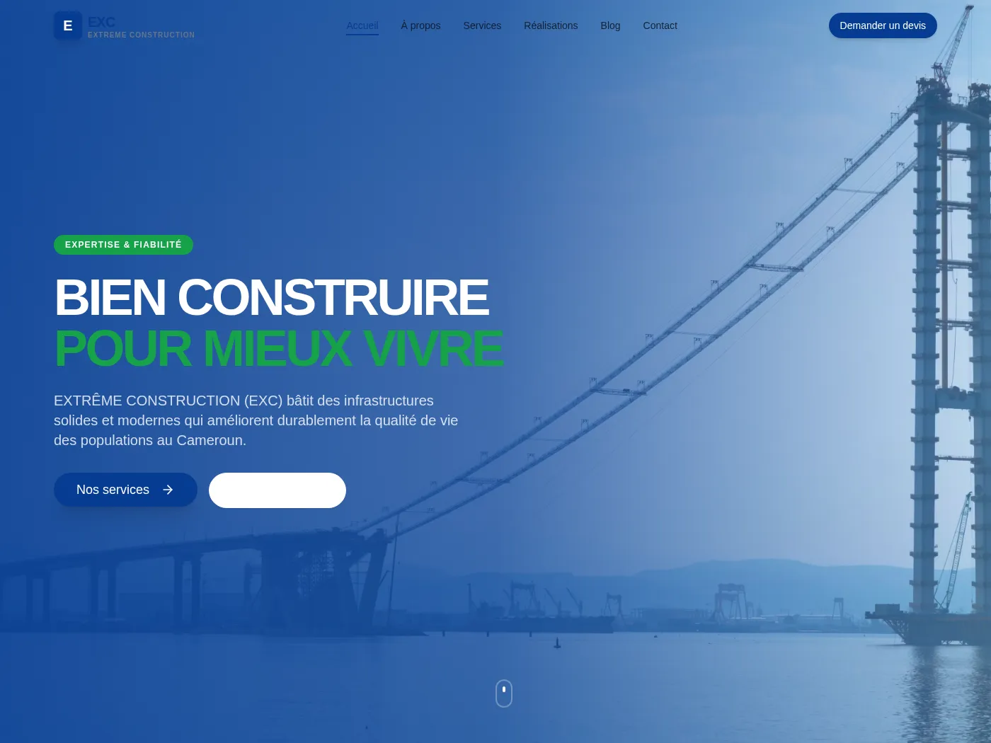 EXC Company Web Showcase