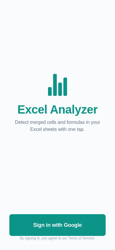 Excel Sheet Analyzer