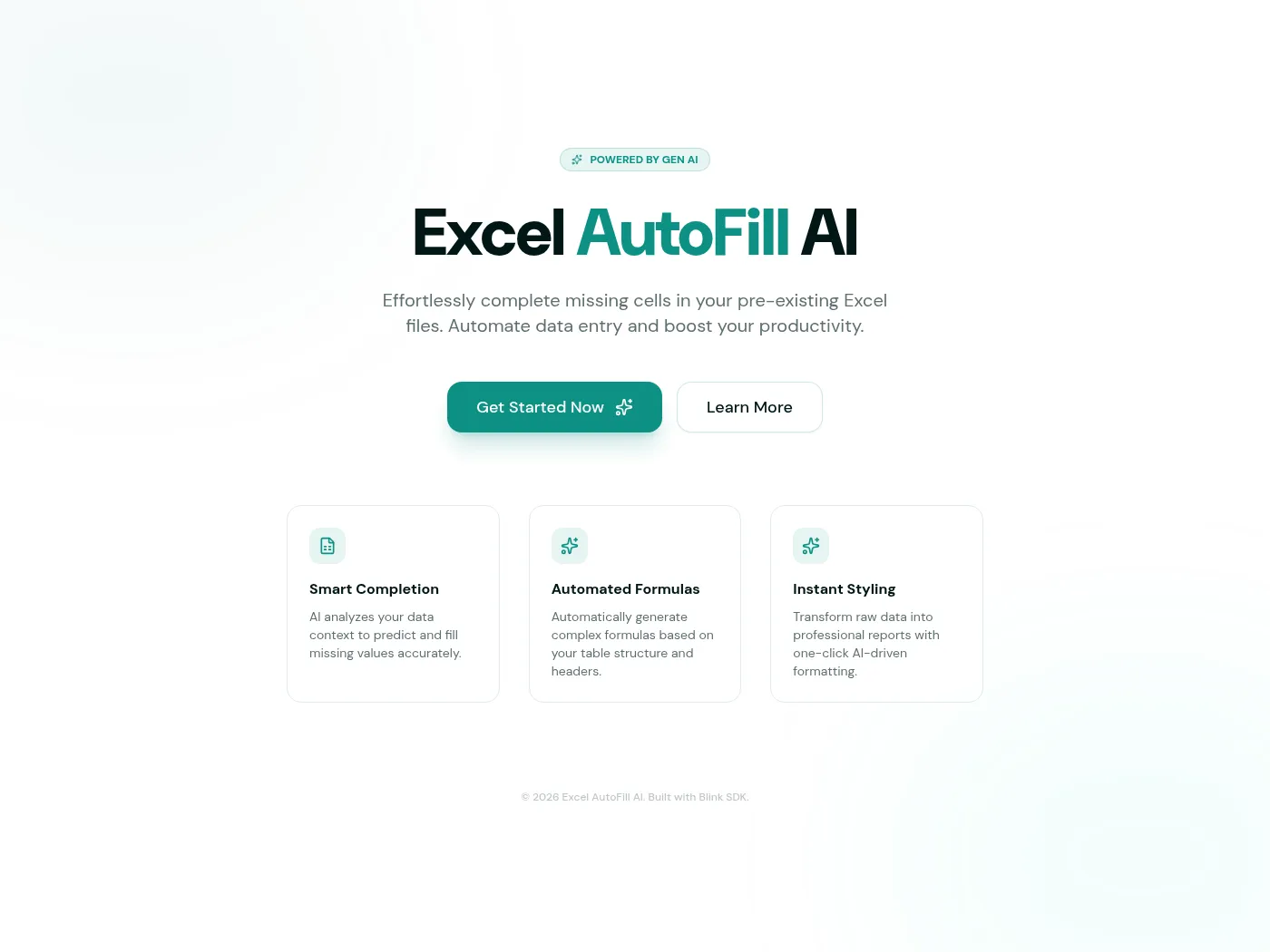 Excel AutoFill App