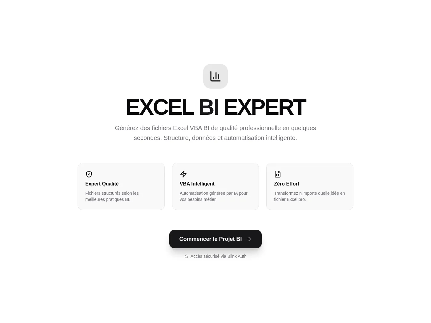 Excel BI Generator