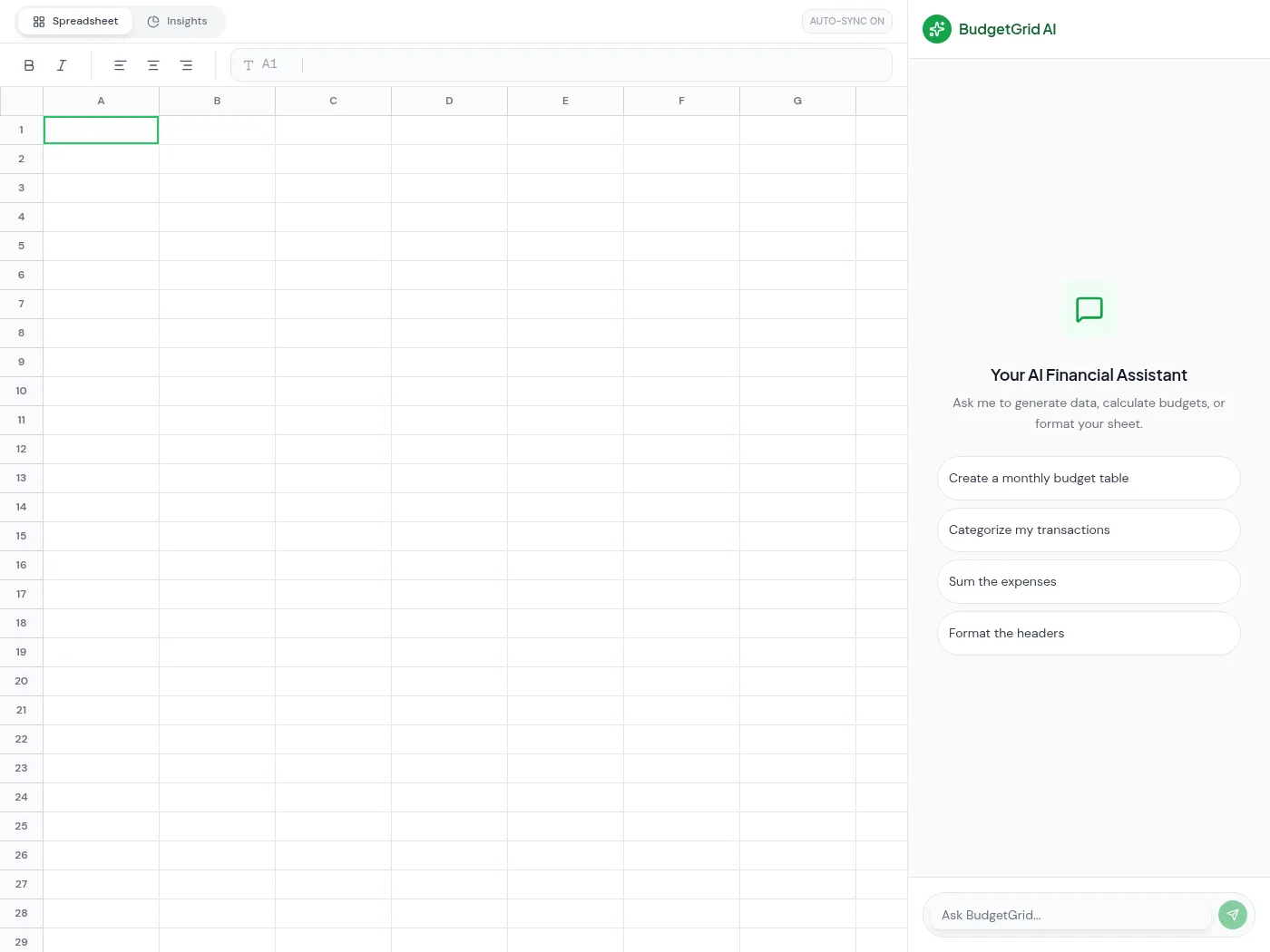 Excel Budget Dashboard