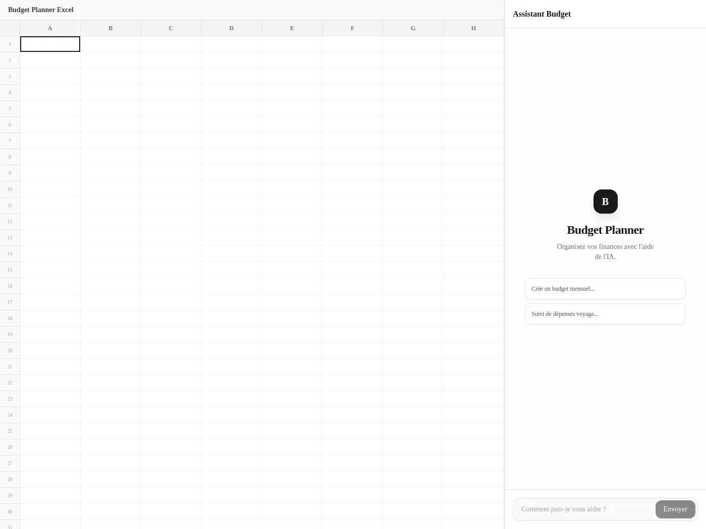 Excel Budget Planner