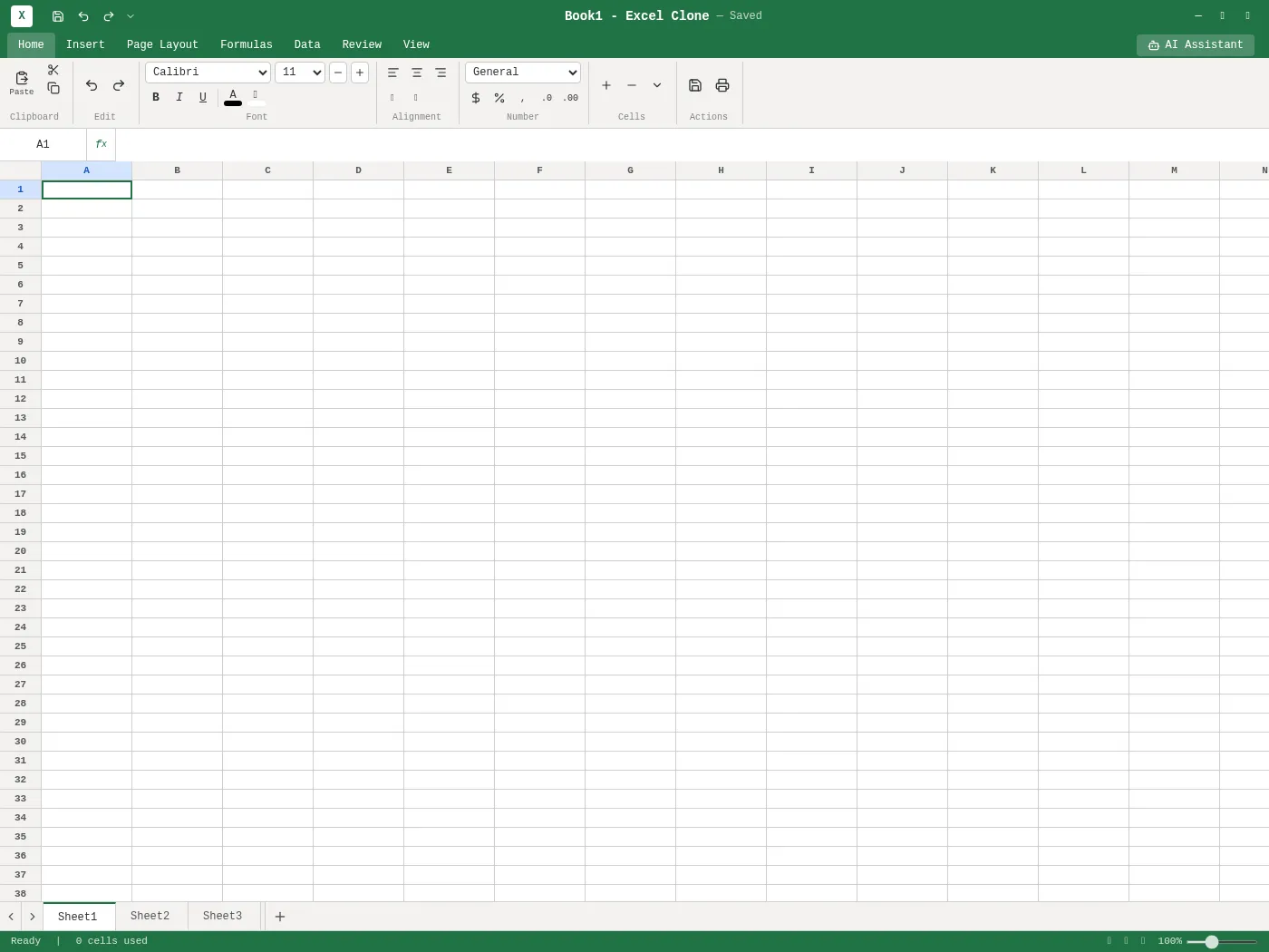 Excel Clone
