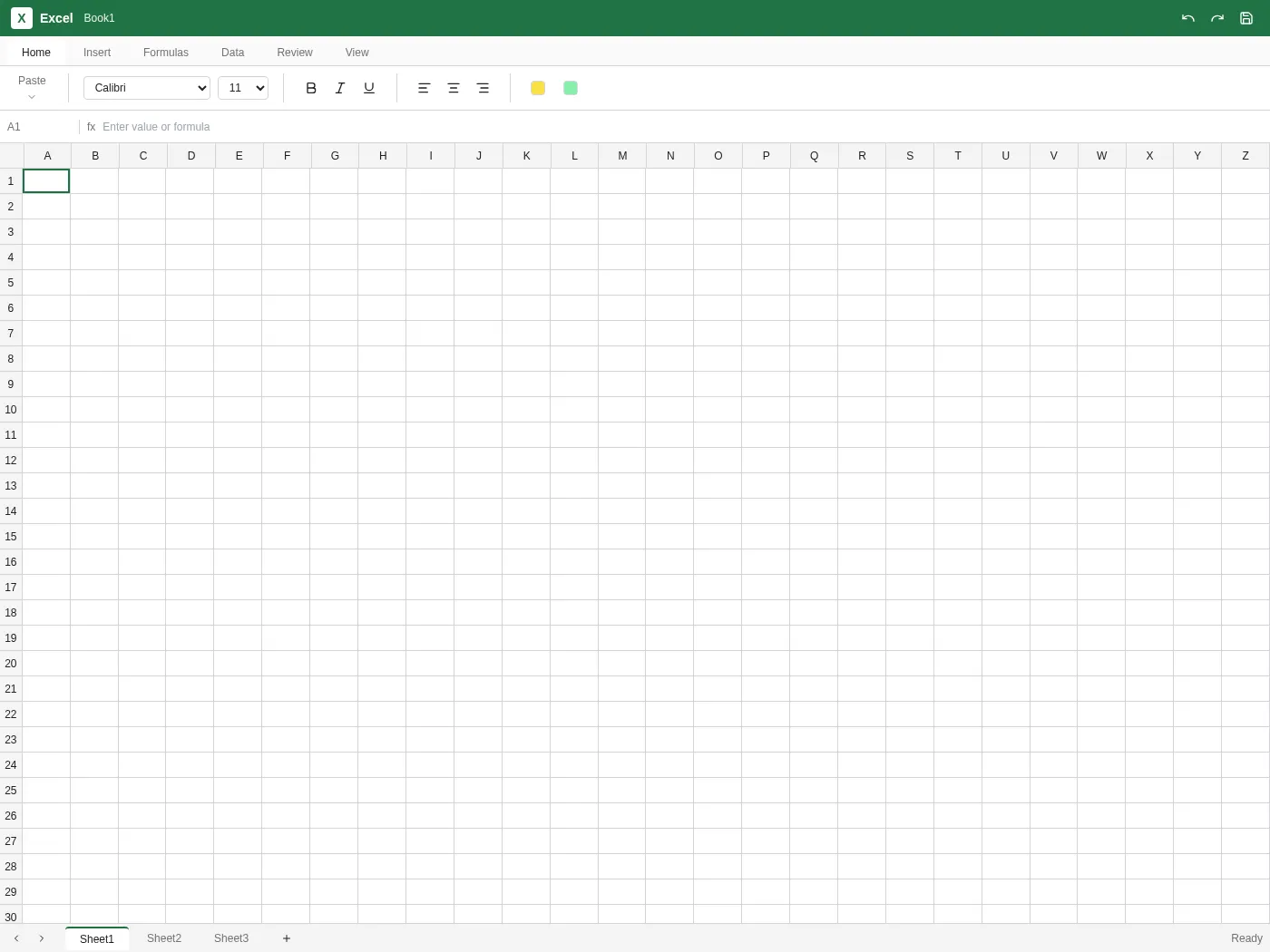 Excel Clone