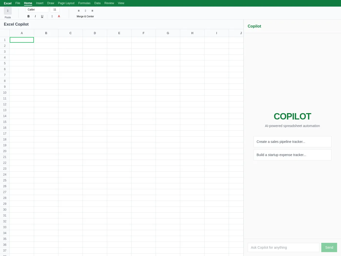 Excel Copilot Clone