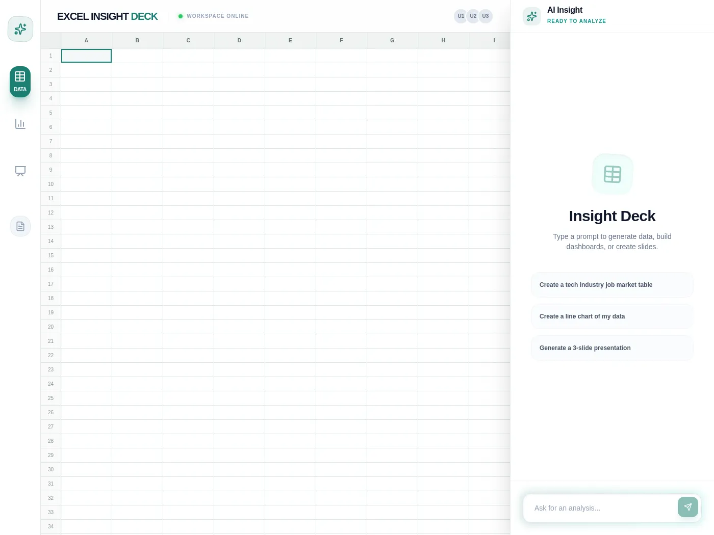 Excel Insight Deck