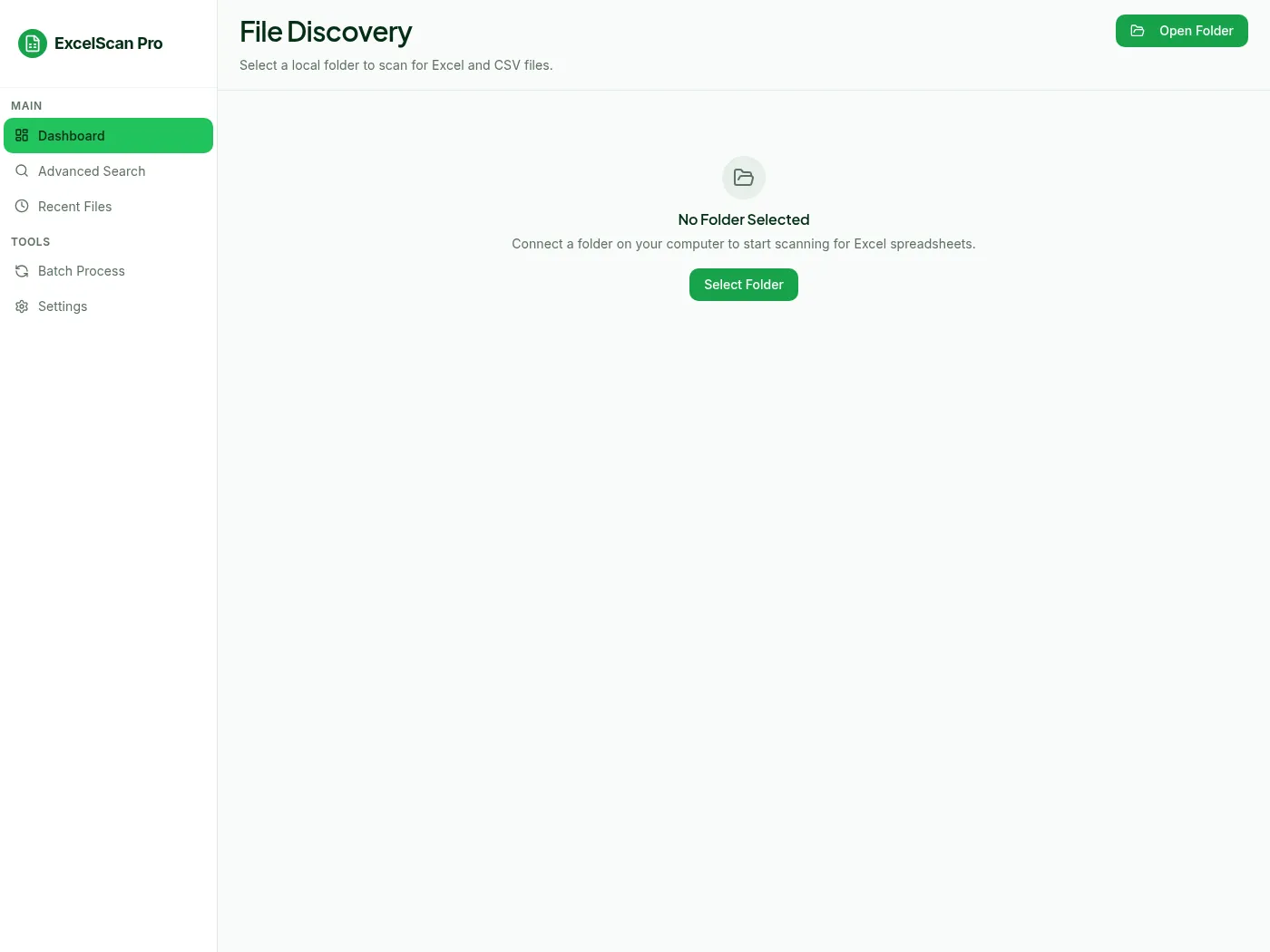 Excel Finder Web
