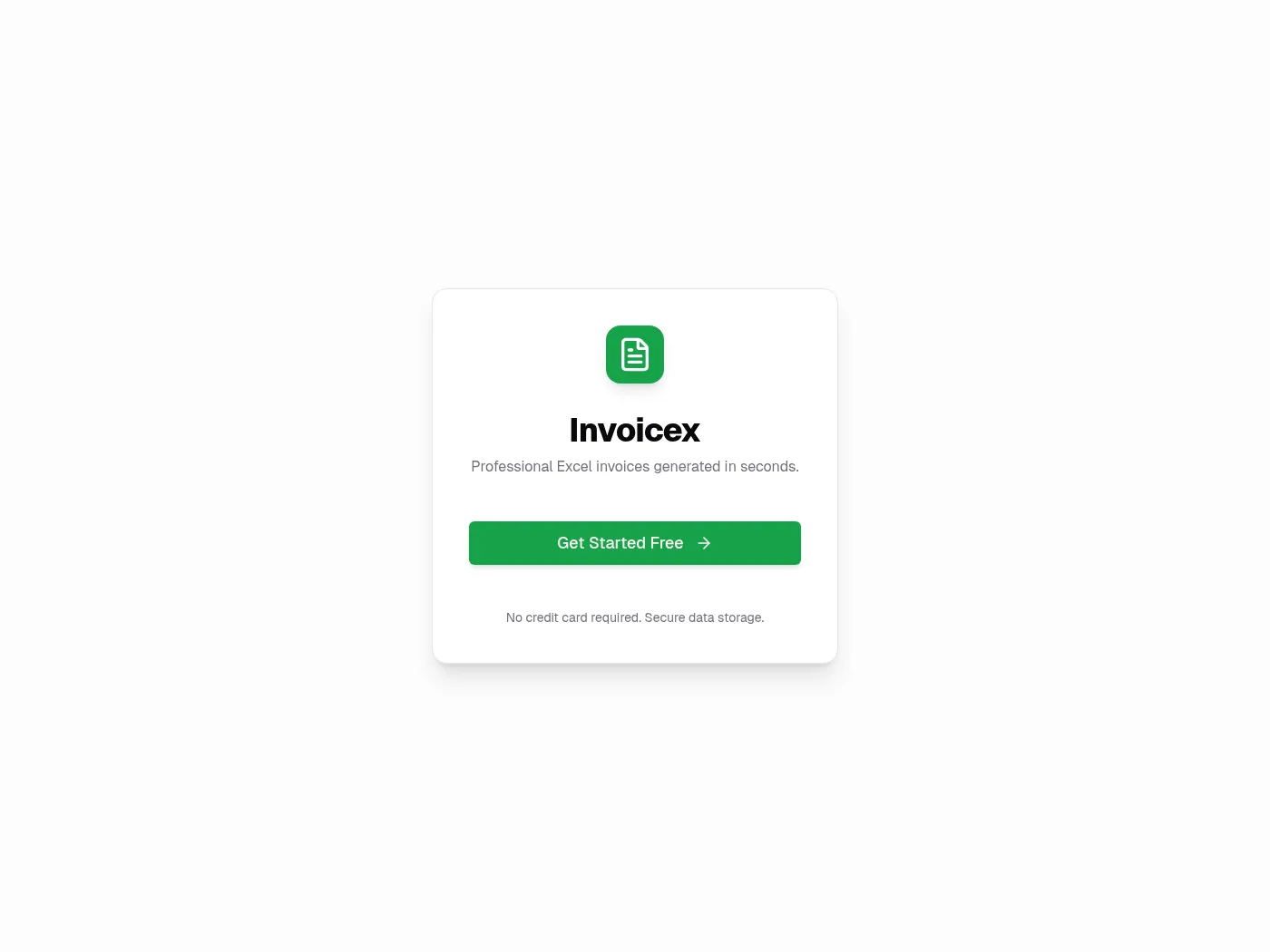 Excel Invoice Builder