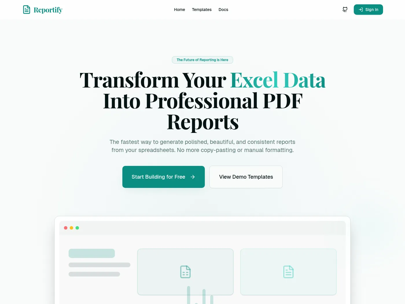 Excel PDF Report Maker