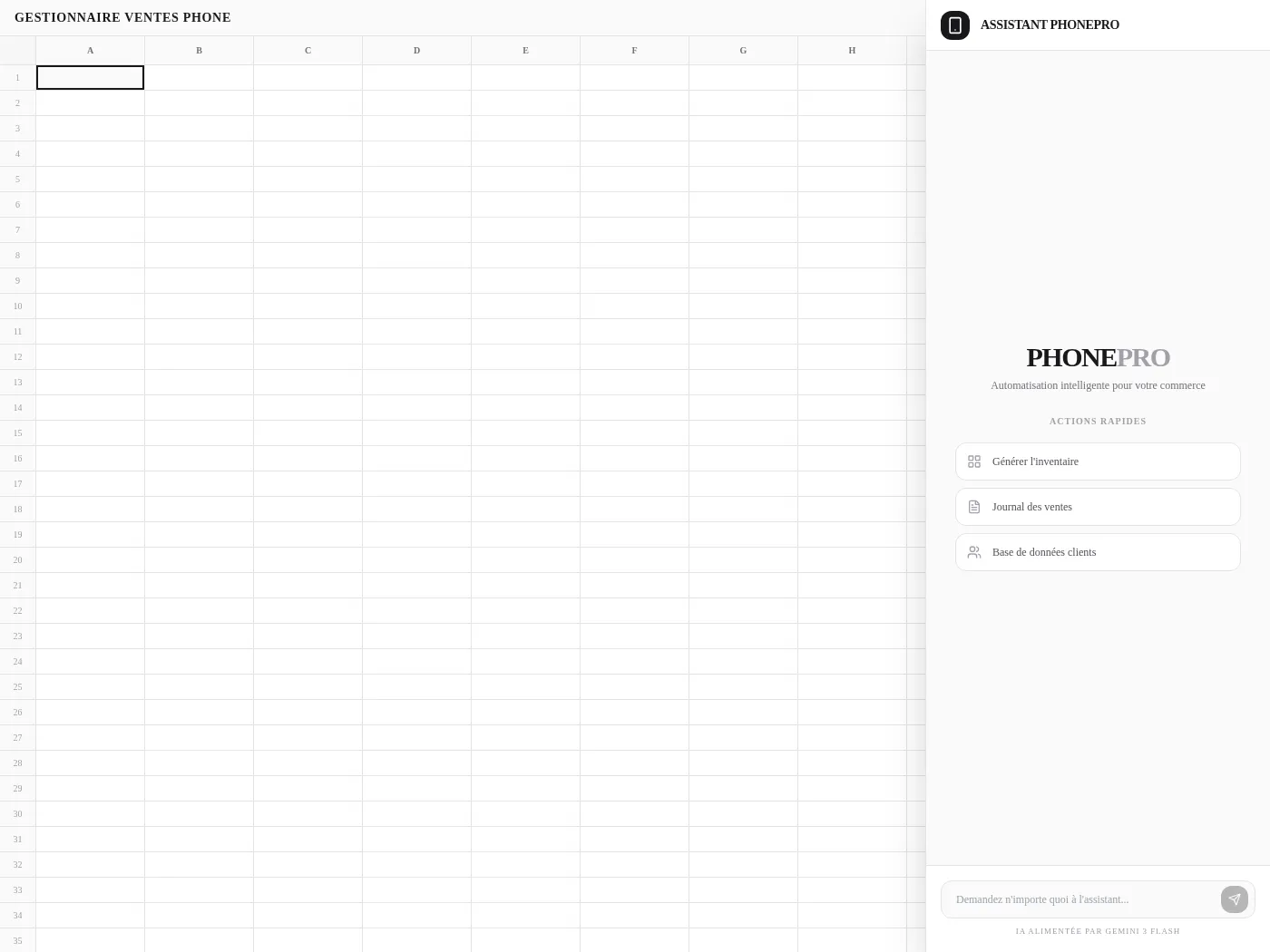 Phone Sales Excel Tool