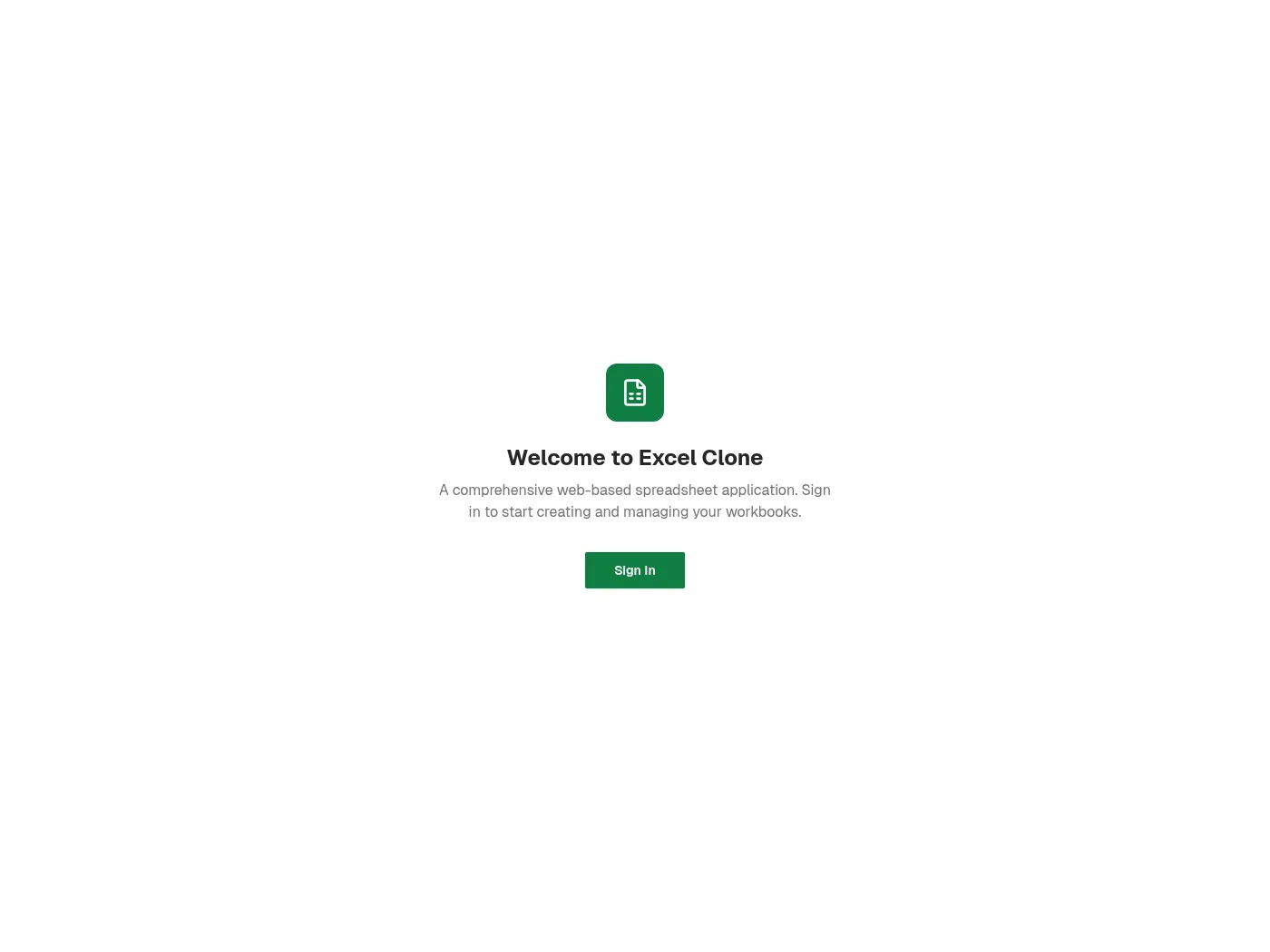 Excel Sheet Clone