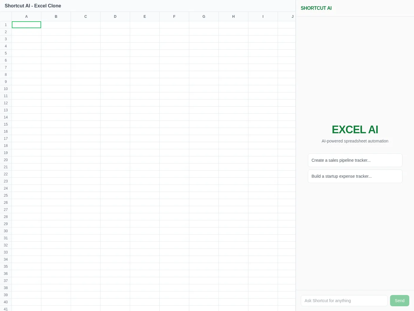 Excel Sheet Clone