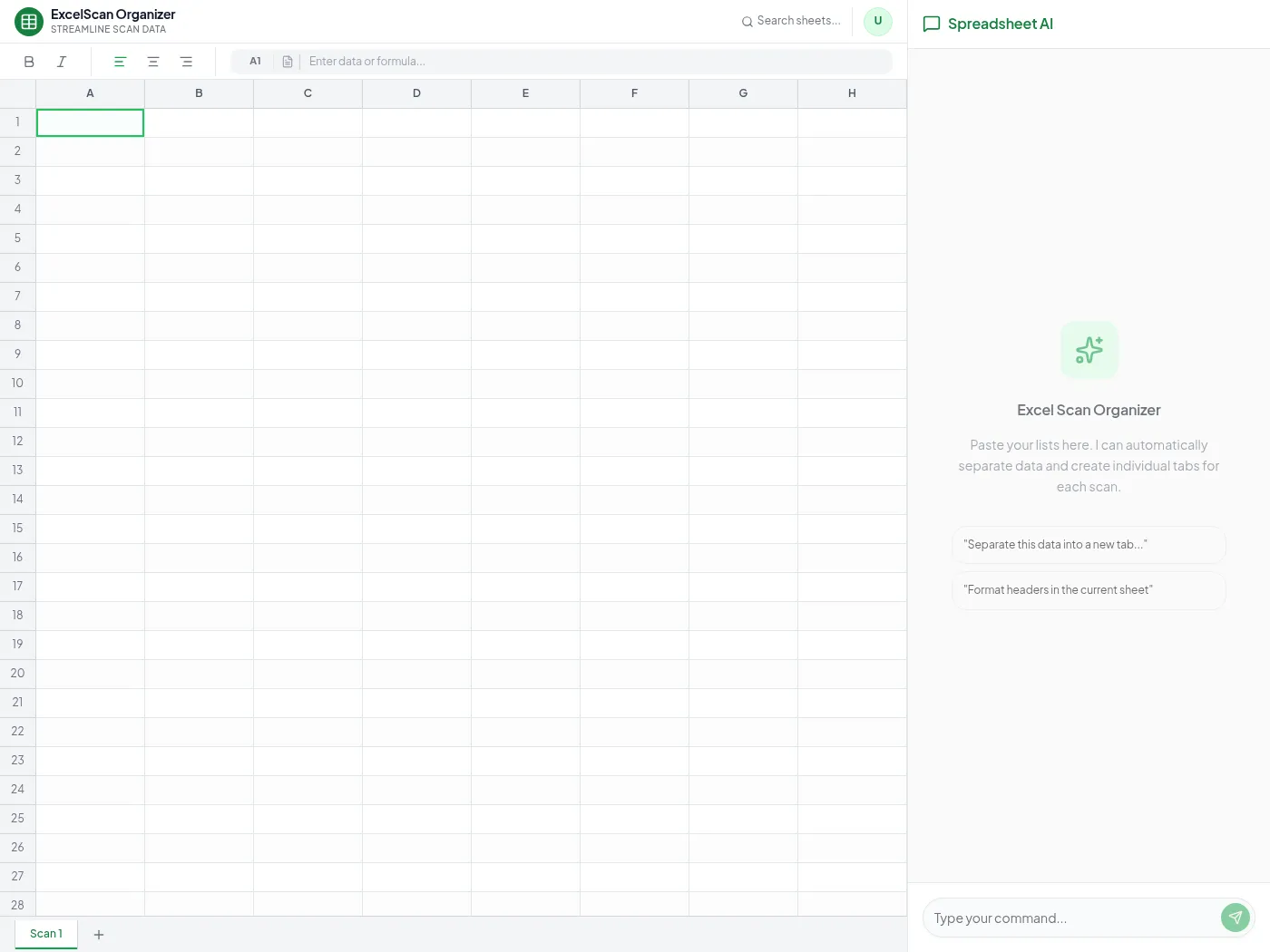 Excel Tab Organizer