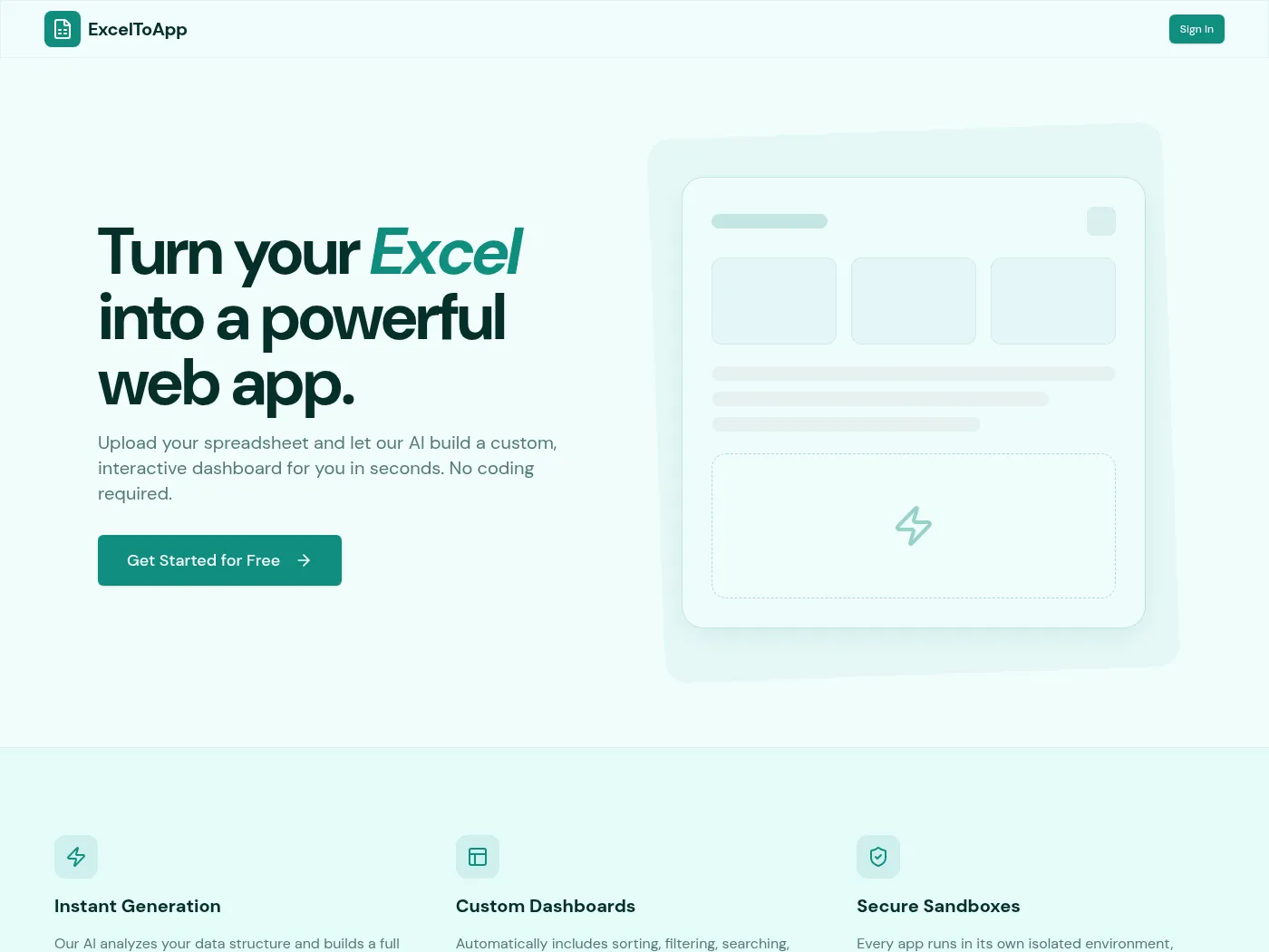 Excel App Converter