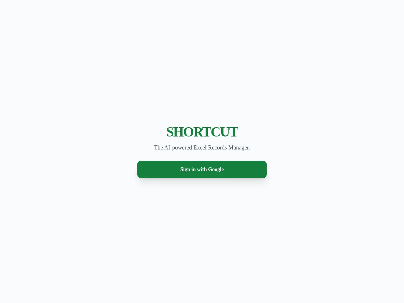 Excel Records Manager