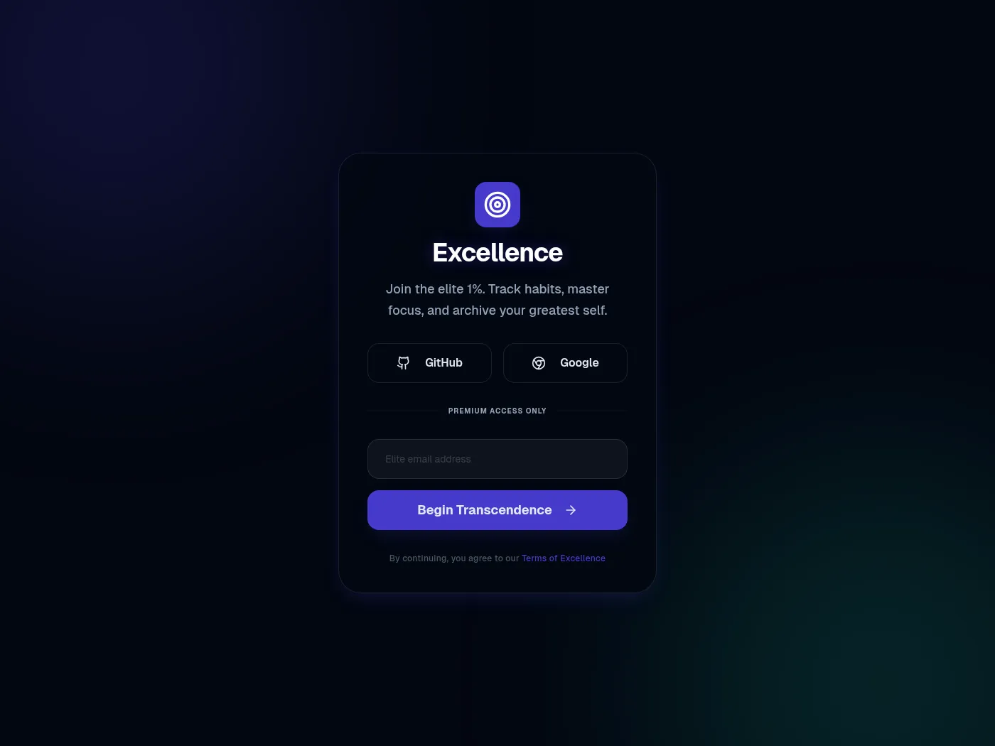 Excellence Dashboard