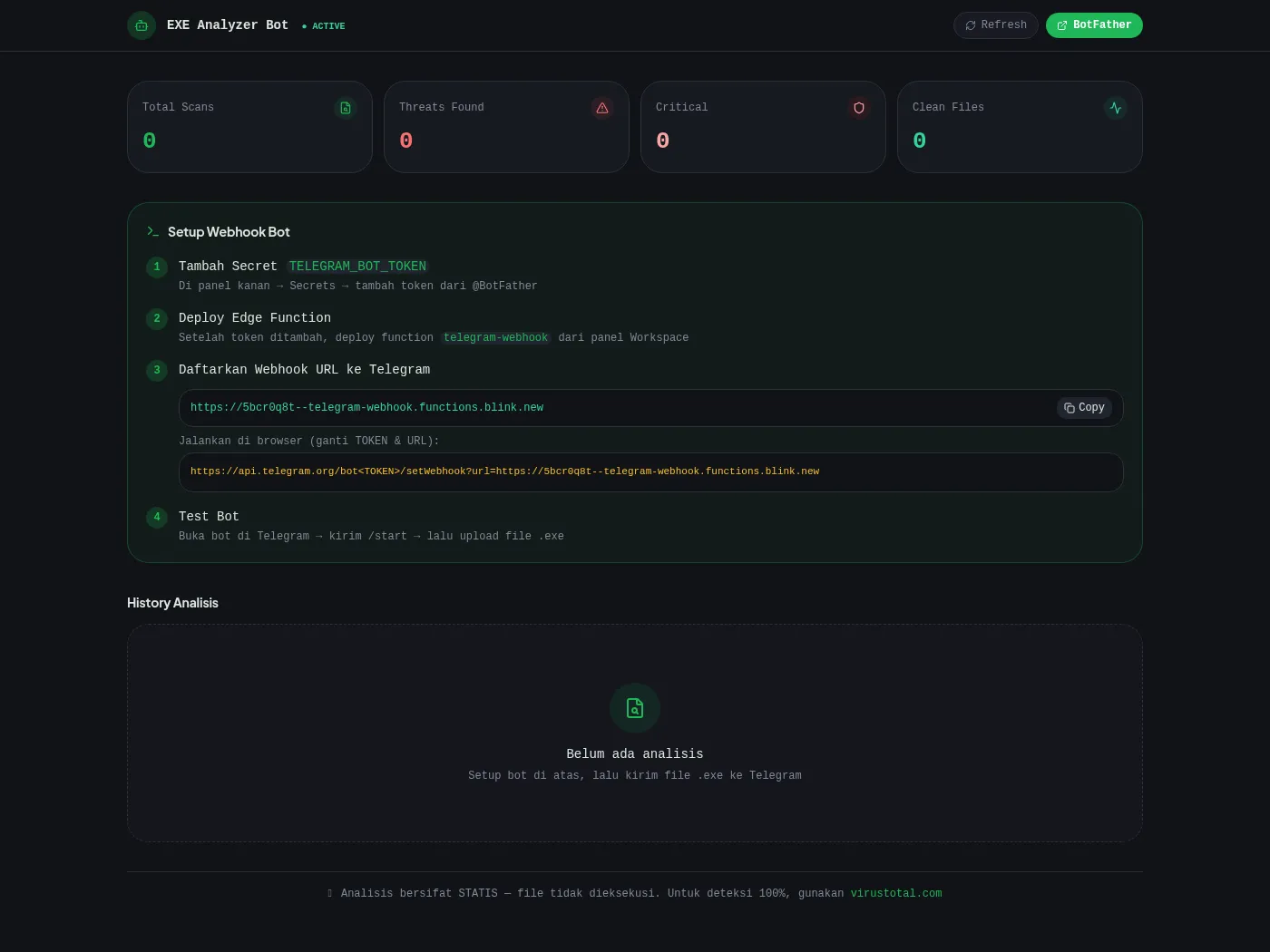 Exe Analyzer Bot