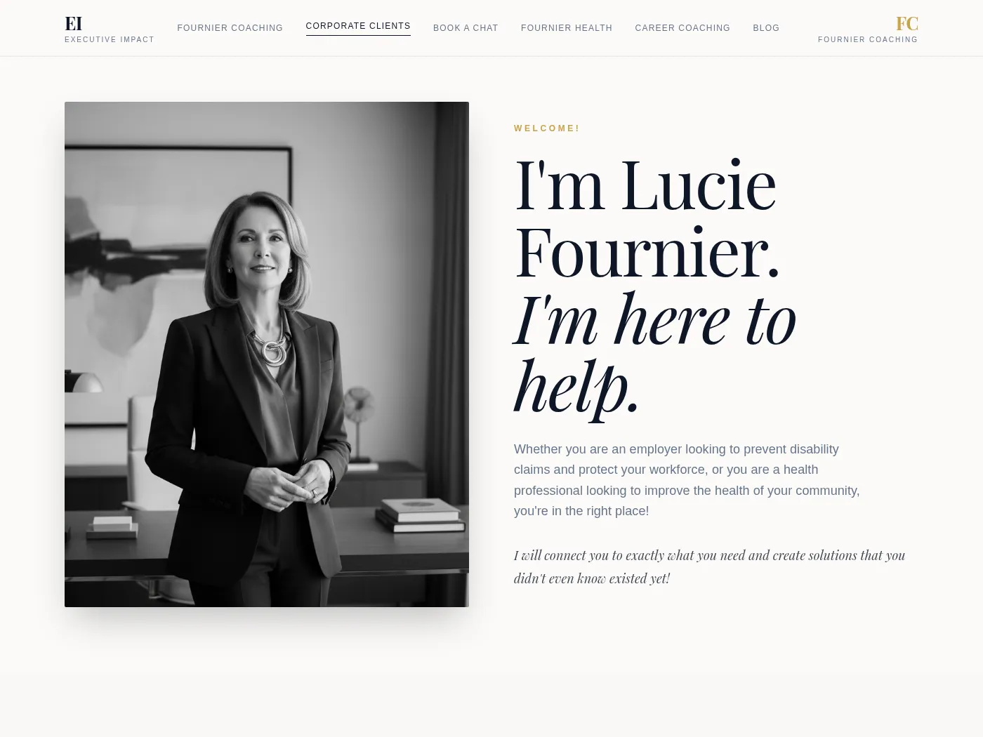 Executive Impact Landing