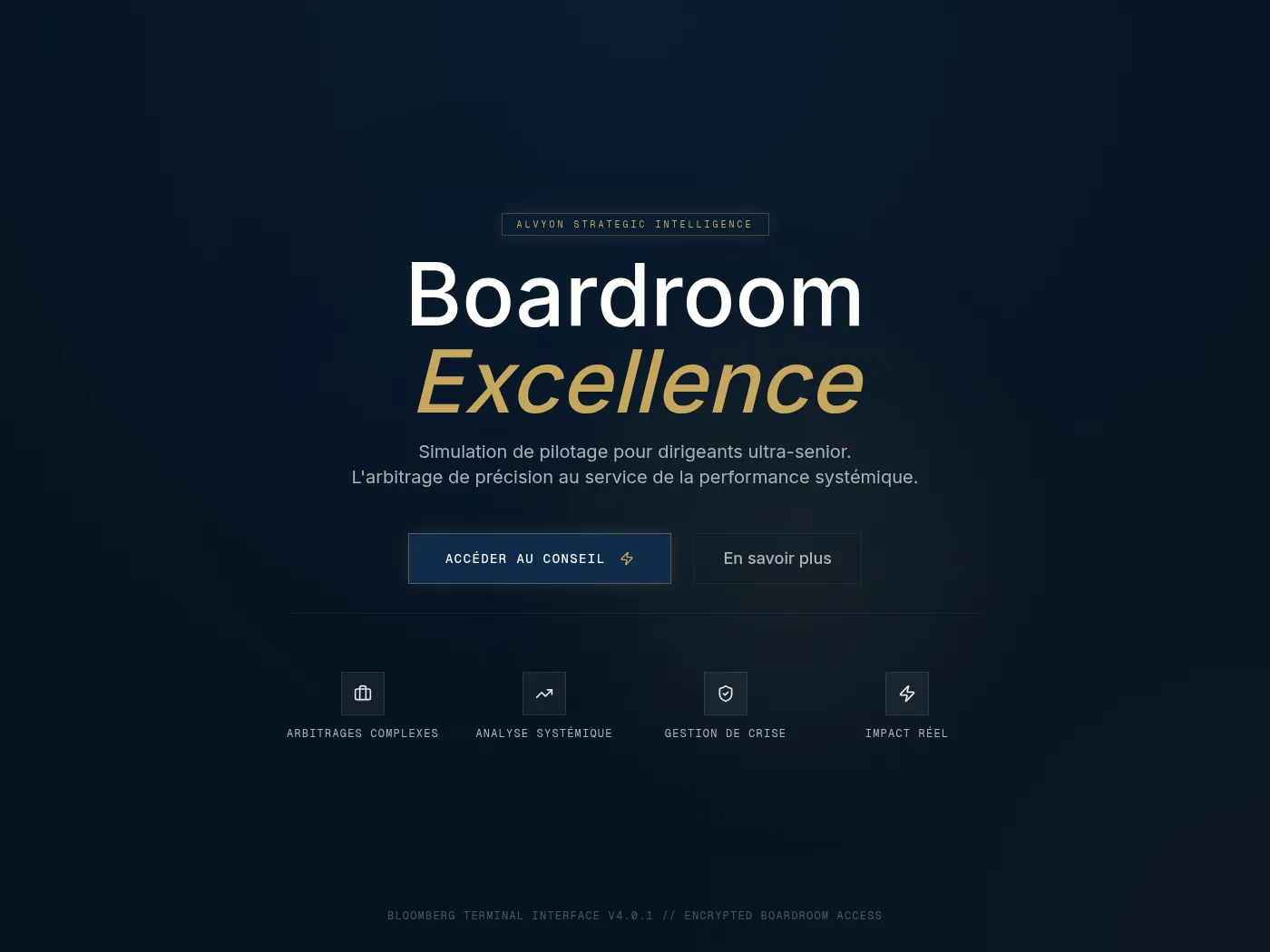 Executive Decision Simulator