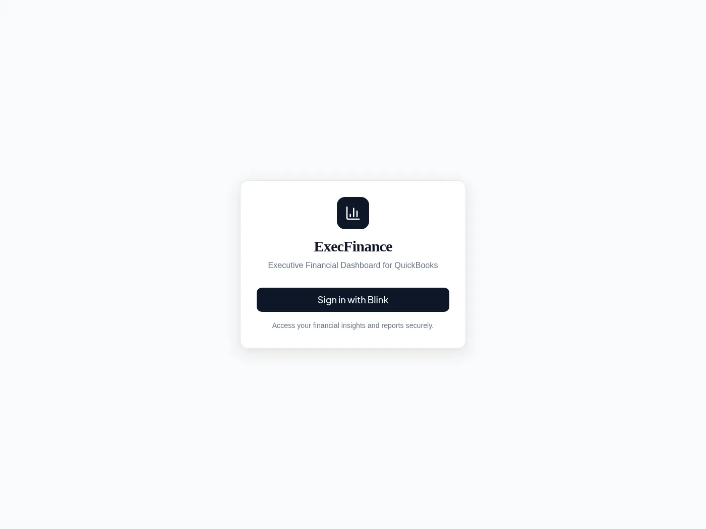 ExecFinance Dashboard
