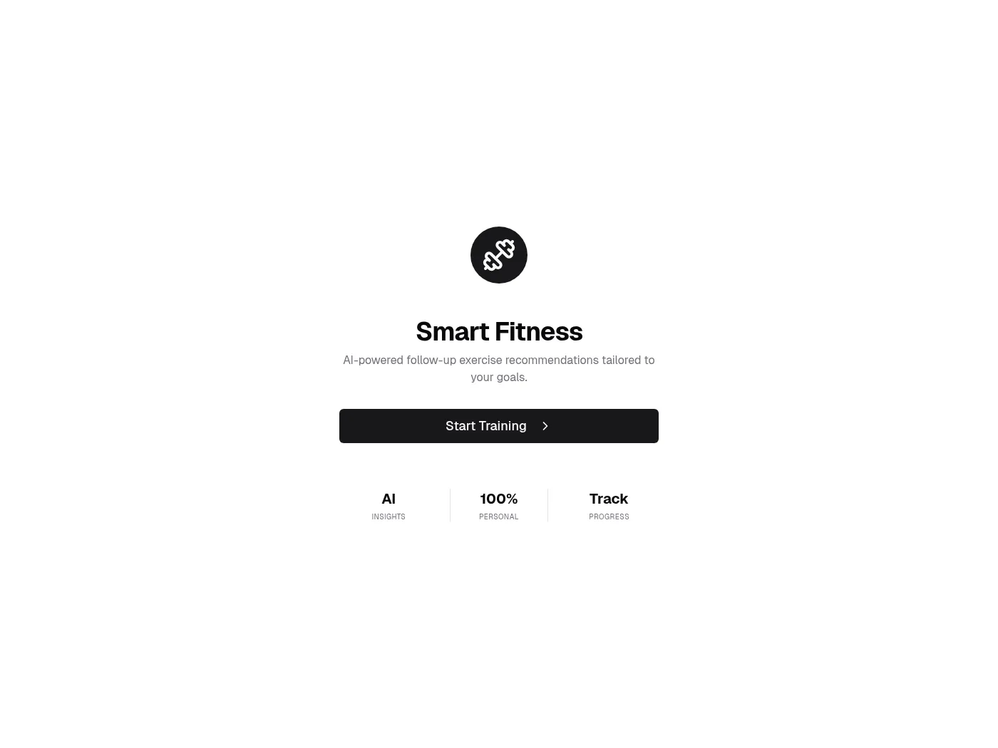 Smart Exercise Recommender